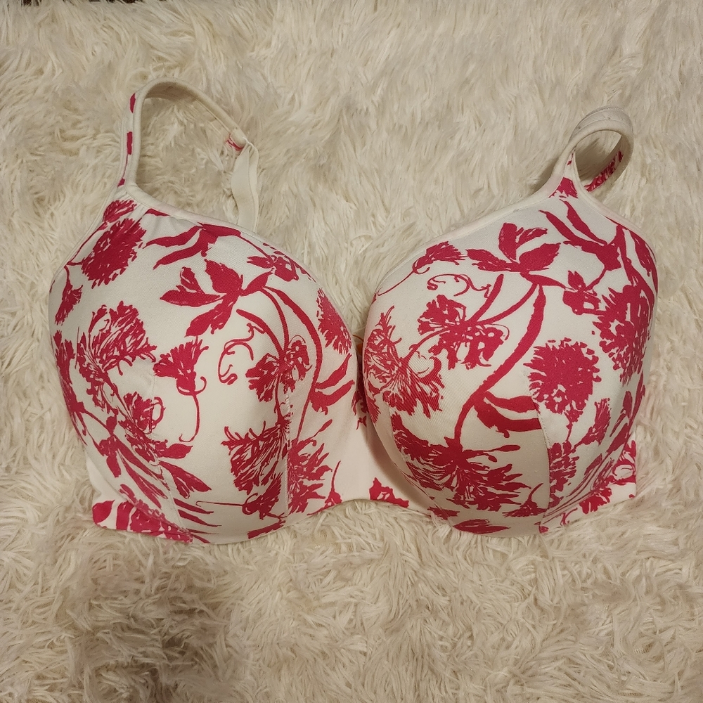 Cacique - Bra - 40h - Lightly Lined Balconette - Pink… - Gem